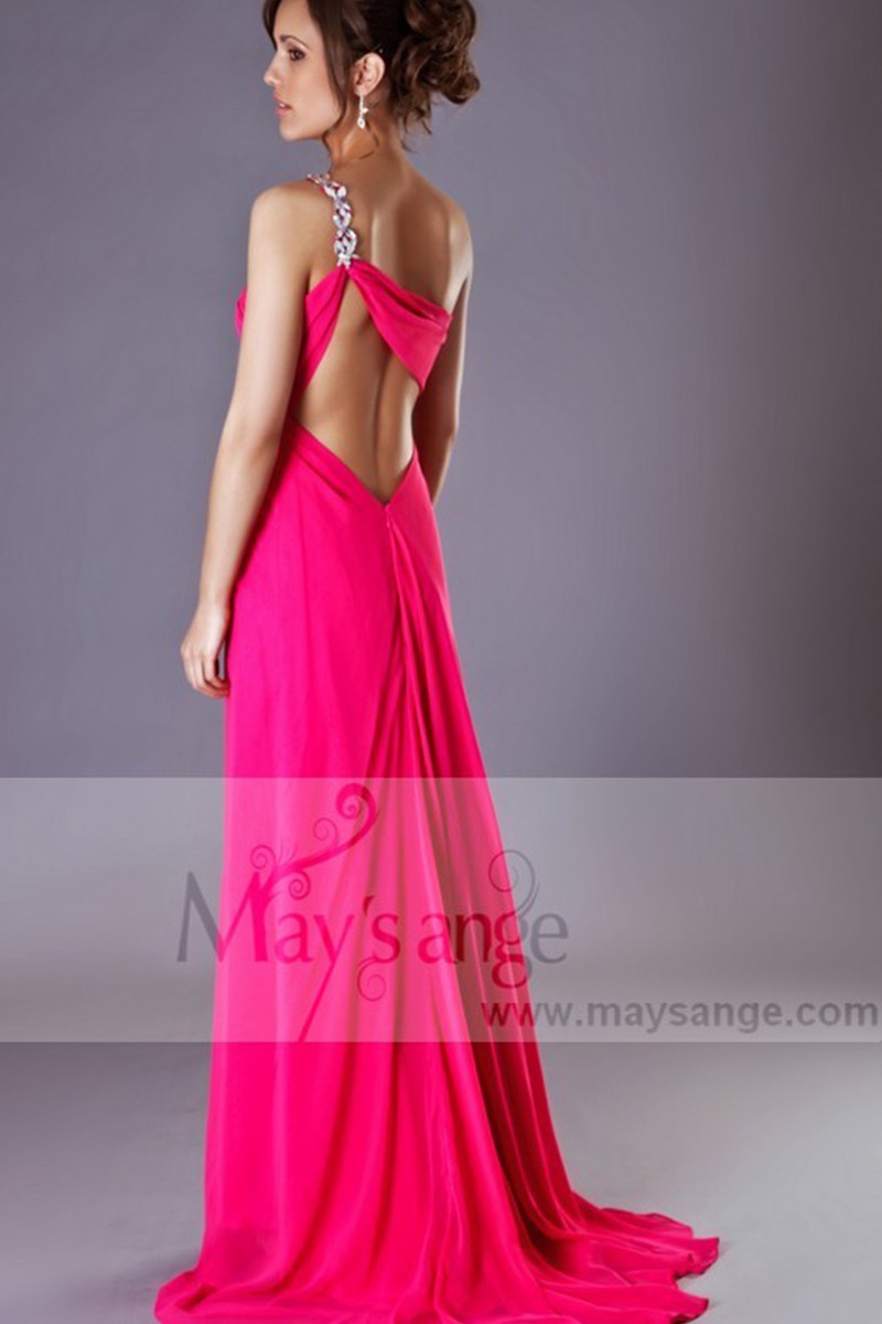 Summer Pink Long Dress For A Gala Evening