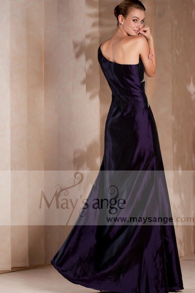 Robe de soirée longue violette Cannes - Ref L242 - Robes de Gala