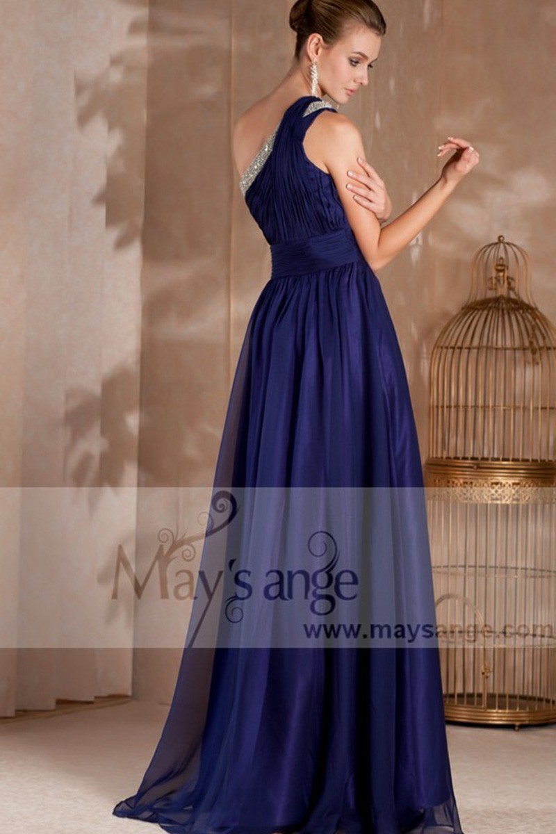 Robe de soirée bleu Égyptien longue et élégante - Ref L244 - Robes de Gala