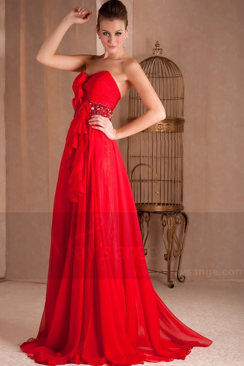 Long dress RED L276