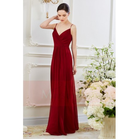 Beautiful Raspberry Formal Evening Gowns With An Open Back
