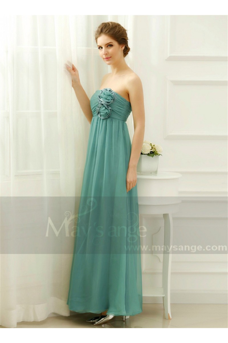 Aquarelle robe de soirée bustier - Ref L002 - Robes de Gala