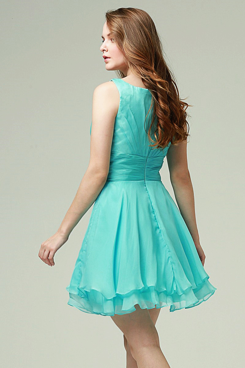 Light Blue Sexy Cocktail Dress For Summer